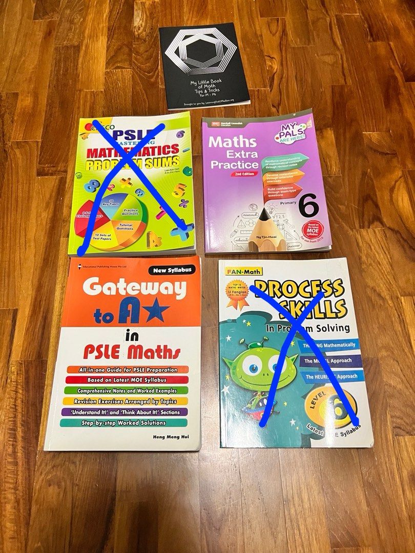 PSLE Primary 6 P6 Math, Hobbies & Toys, Books & Magazines, Assessment ...