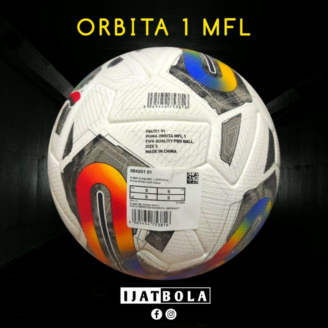 PUMA Orbita 1 MFL - Official Matchball, Sports Equipment, Sports ...