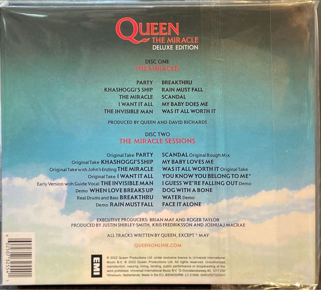 QUEEN: THE MIRACLE (2CD DELUXE EDITION), Hobbies & Toys, Music & Media ...