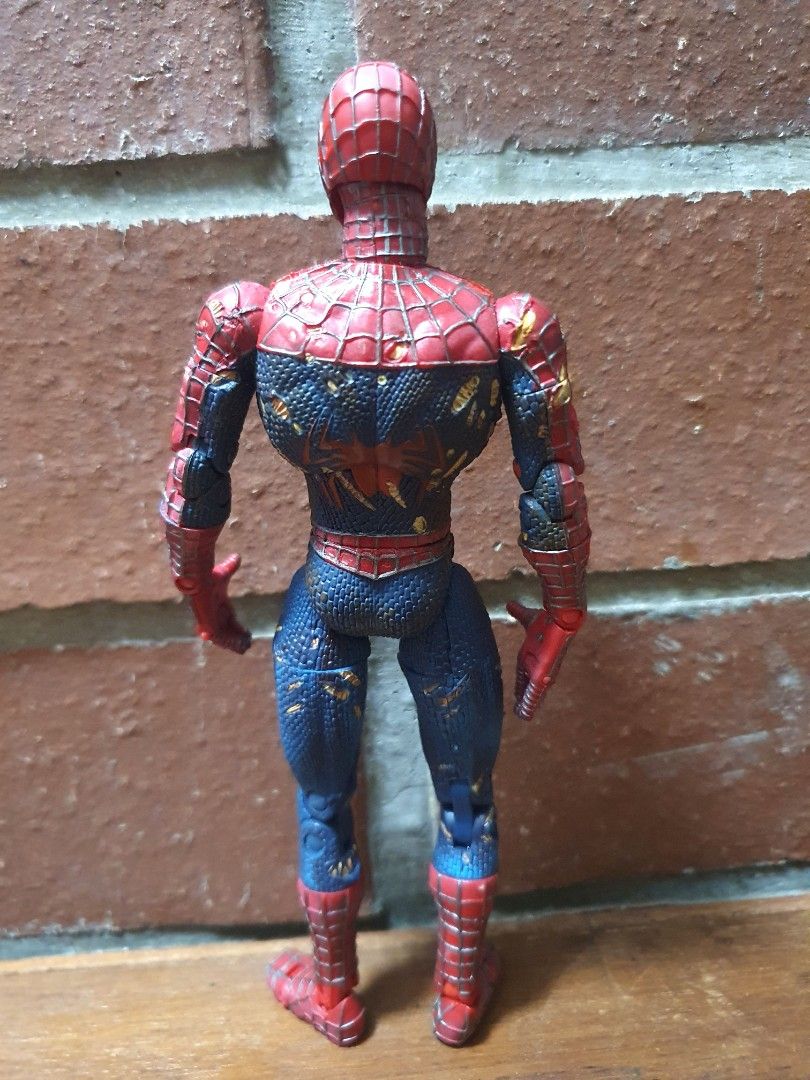 RARE ! Battle Damaged SpiderMan, Hobbies & Toys, Toys & Games on Carousell