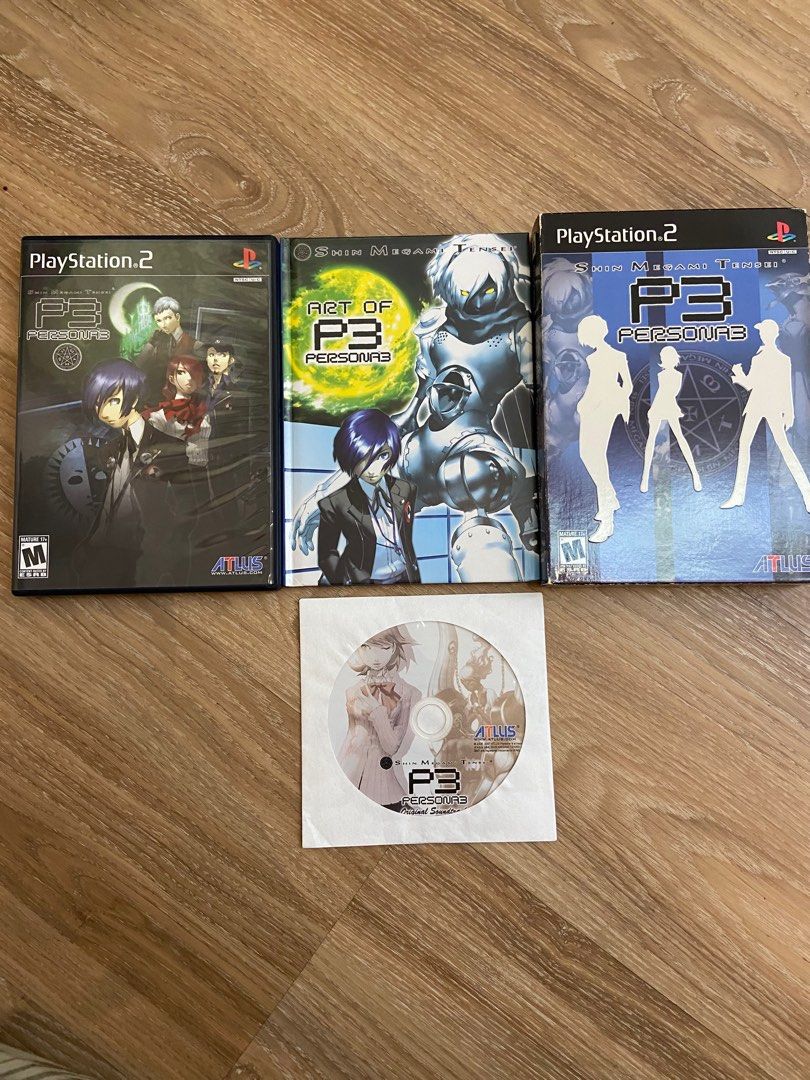 [RARE] Shin Megami Tensei: Persona 3 Collector Edition [US PS2], Video ...
