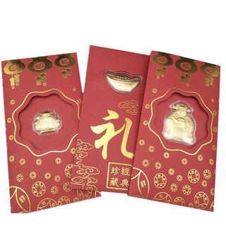 red packet 2024/ 2024 Dragon Year CNY 2024 Red Packet 10card Red ...