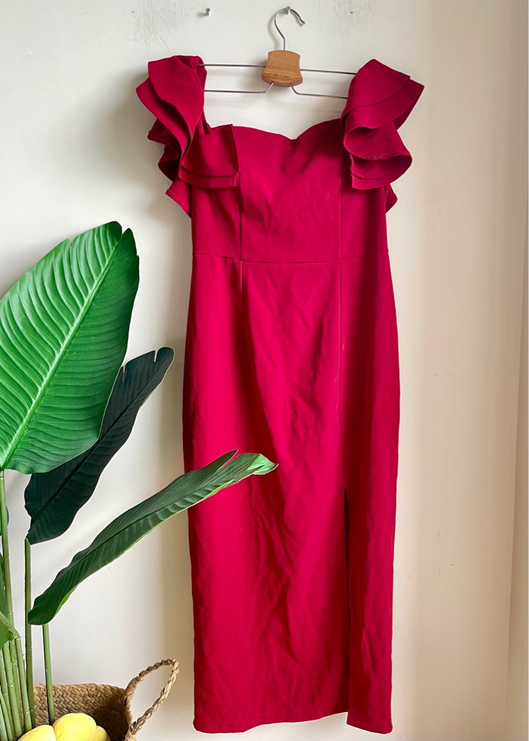 Branded Long Elegant Dress / Gown / Raffle, Women's Fashion, Dresses ...