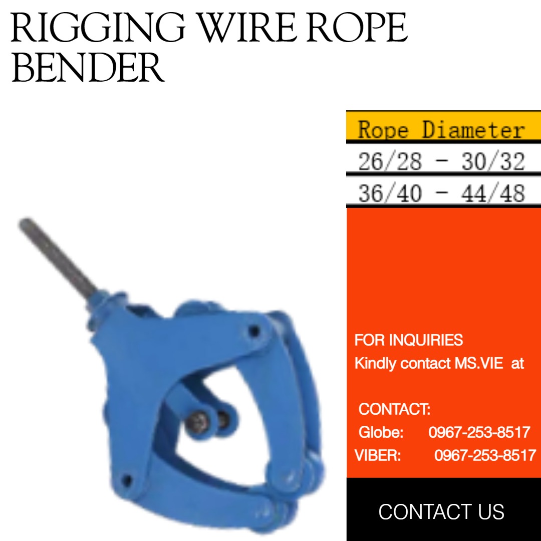 RIGGING WIRE ROPE BENDER, Commercial & Industrial, Industrial Equipment ...