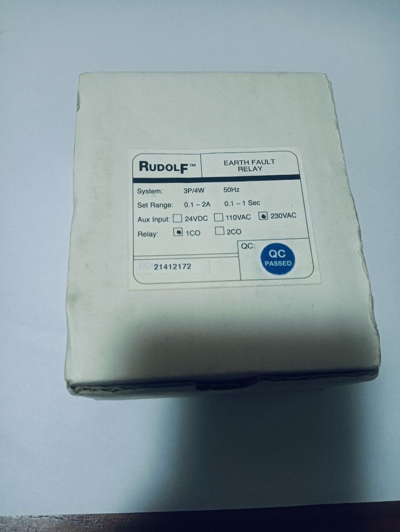 Rudolf Earth Fault Relay, Computers & Tech, Parts & Accessories ...