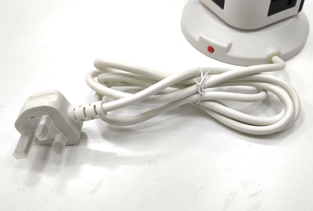 SAFEMORE 4U003 Smart Socket with 10 Gangs 4 USB & 2m Length Cable ...