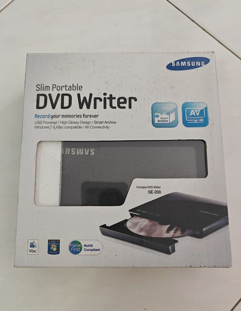 Samsung slim portable DVD Writer, Computers & Tech, Parts & Accessories ...