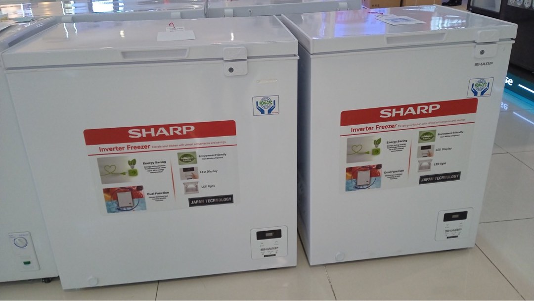 SHARP INVERTER CHEST FREEZER, TV & Home Appliances, Kitchen Appliances ...