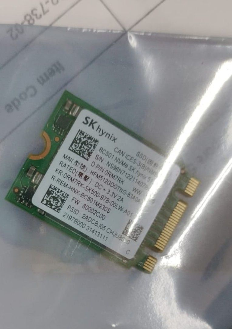 SK Hynix SSD 512 GB, Computers & Tech, Laptops & Notebooks on Carousell