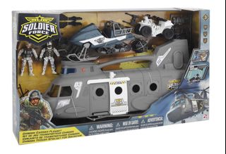 Soldier Force Falcon Command Jet Playset, Hobbies & Toys, Toys & Games ...