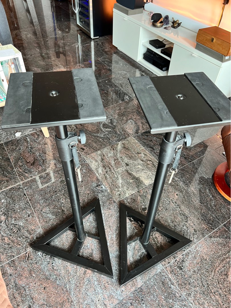 Speaker Stands (2) Floor standing. , Audio, Other Audio Equipment on ...
