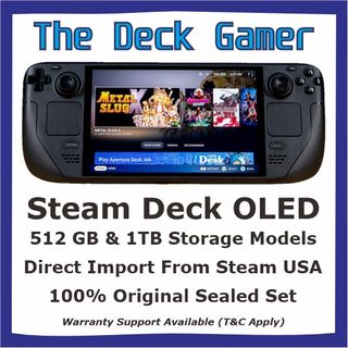 2TB / 1TB OLED Valve Steam Deck - 1TB Limited Edition, Video Gaming ...