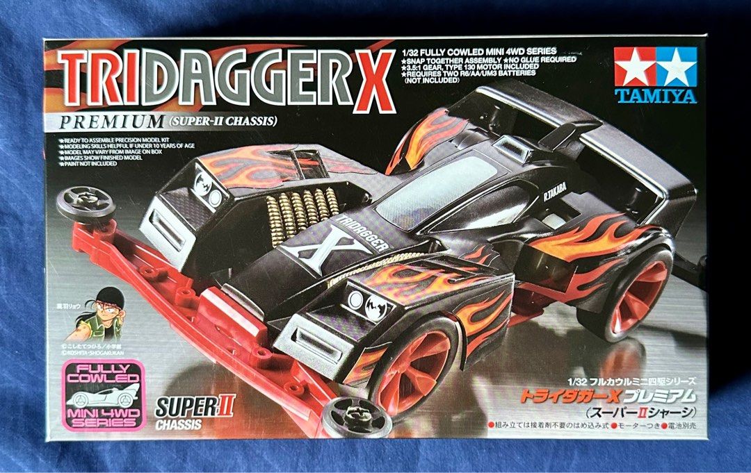 Tamiya Mini 4WD Tridagger X Premium 19433 (Super II chassis), Hobbies ...