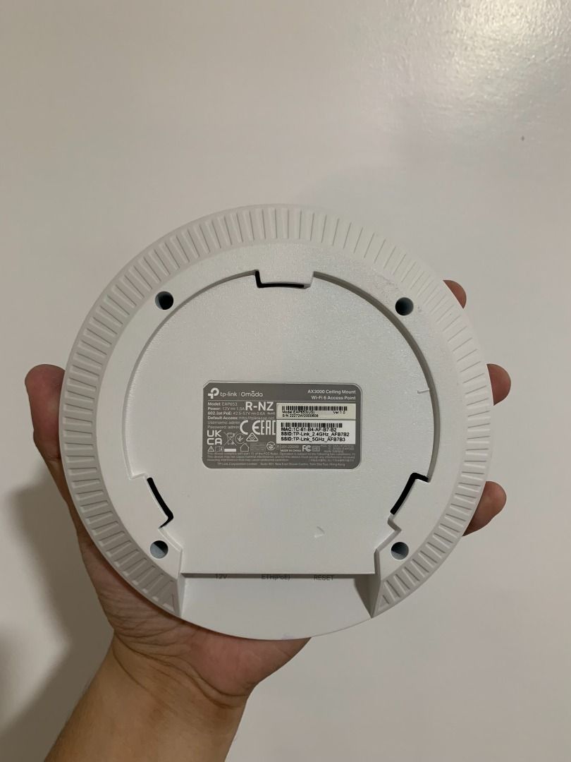 Tplink EAP653 Omada AX3000 Ceiling Mount Wifi 6 Access Point, Computers ...