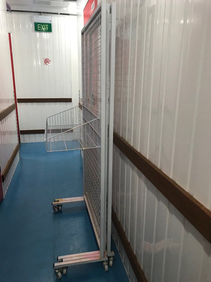 Used mobile Shop display rack, shelf and hooks, Furniture & Home Living ...