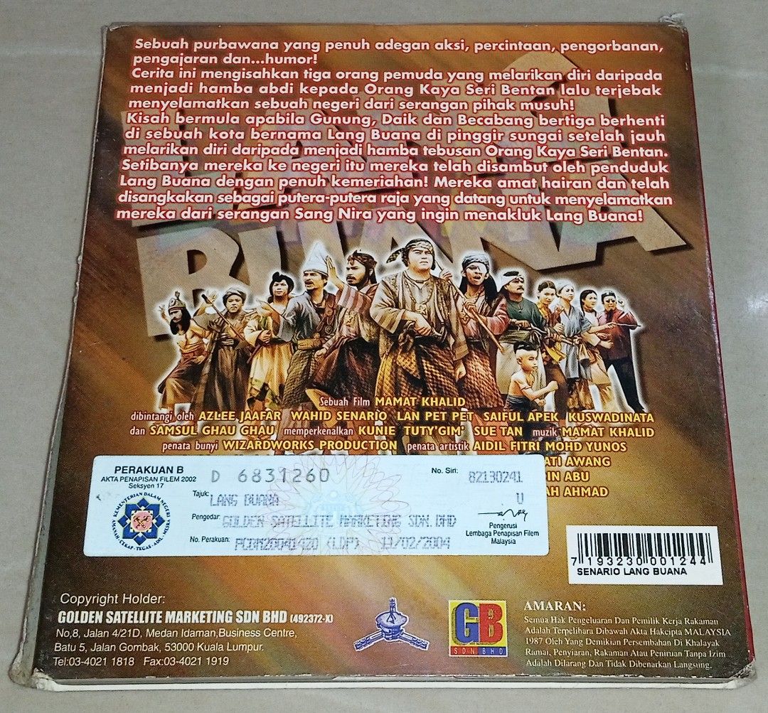 Vcd Filem Senario Lang Buana, Hobbies & Toys, Music & Media, CDs & DVDs on Carousell