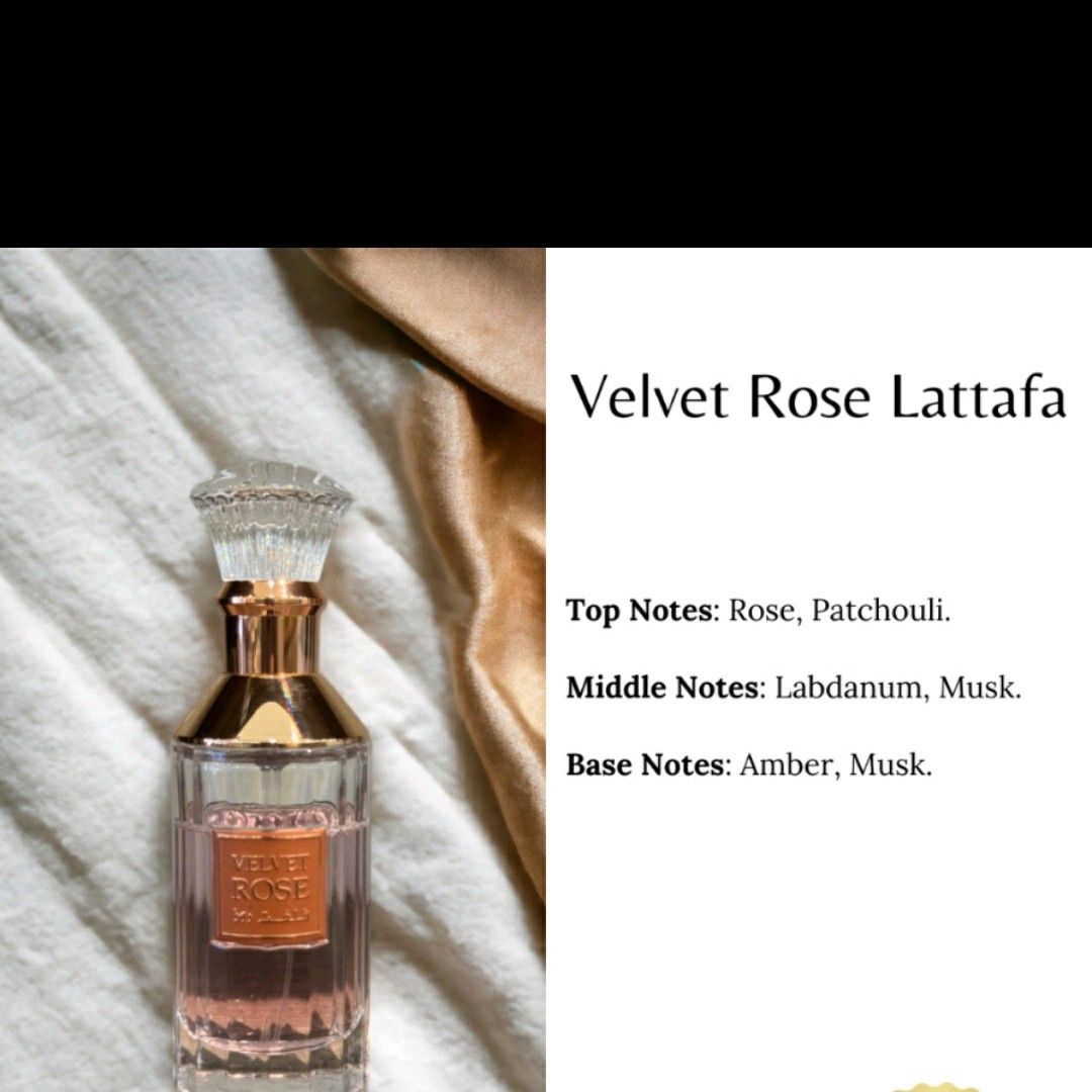 Velvet Rose Lattafa, Beauty & Personal Care, Fragrance & Deodorants on ...