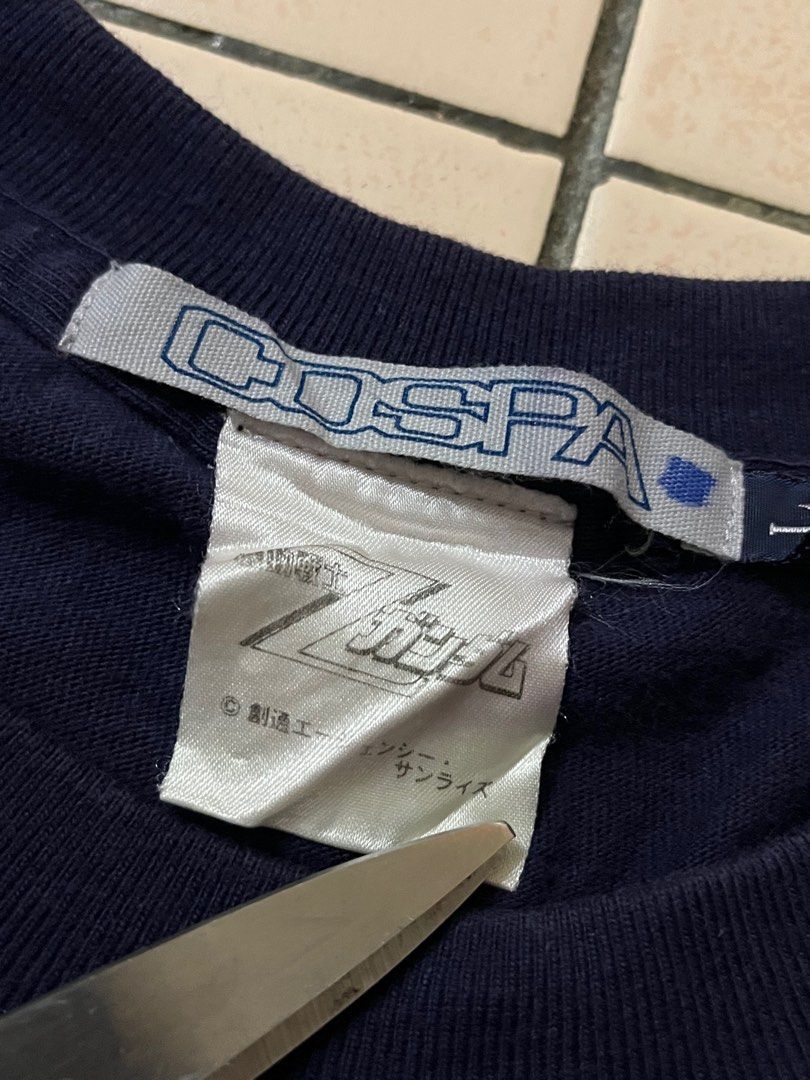 Vintage 2000s Cospa Gundam Z Tshirt, Men's Fashion, Tops & Sets, Tshirts & Polo Shirts on Carousell