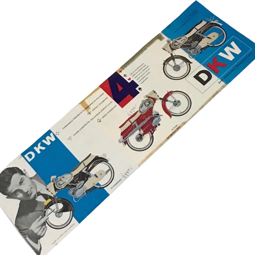 Vintage DKW Dampf kraft wagen 4 Troeven Winnen Brochure 2 germany ...
