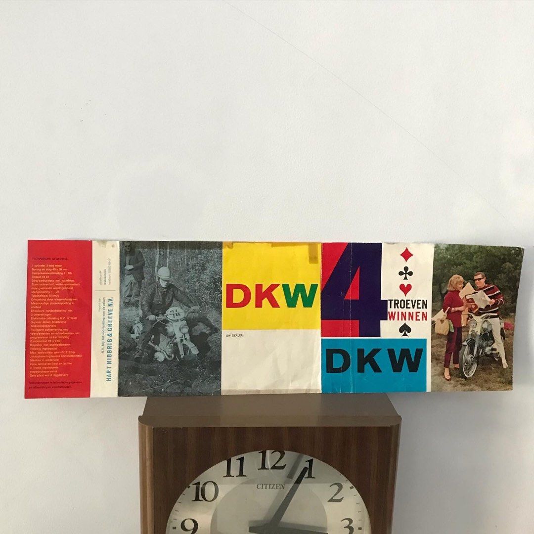 Vintage DKW Dampf kraft wagen 4 Troeven Winnen Brochure 2 germany ...