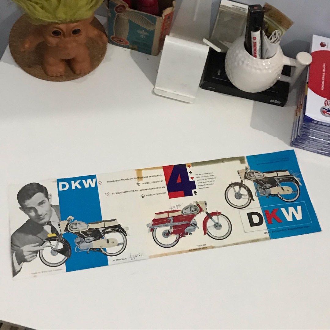 Vintage DKW Dampf kraft wagen 4 Troeven Winnen Brochure 2 germany ...