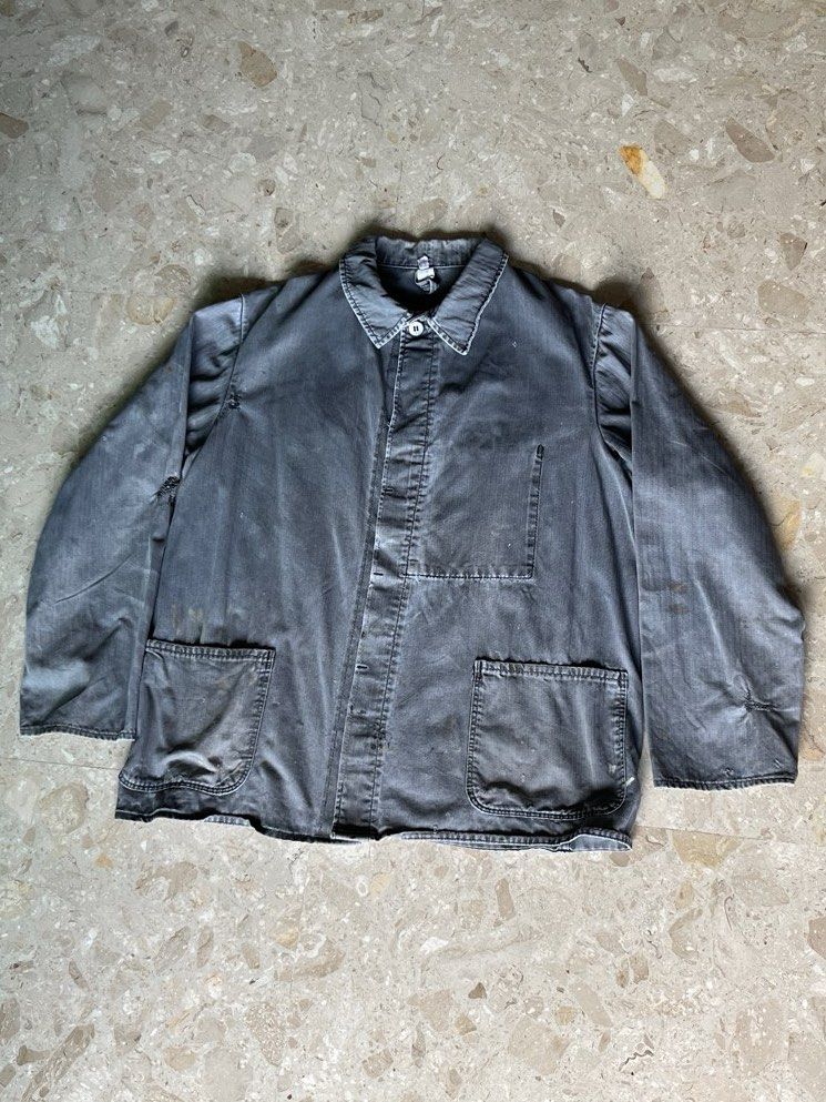 vintage hbt chore jacket, Men's Fashion, Coats, Jackets and Outerwear on Carousell