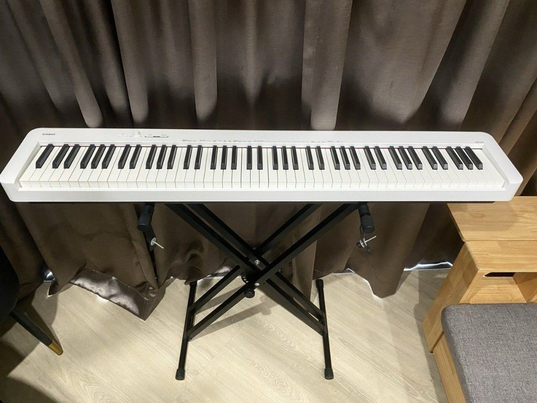 White Casio Digital Piano CDP-S110 for Sale - Includes Stand and Bench ...