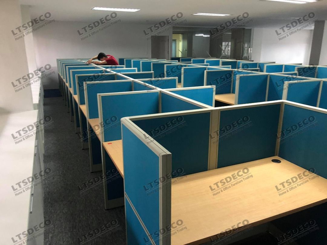 WORKSTATION TABLE OFFICE PARTITIONS, Furniture & Home Living, Office ...