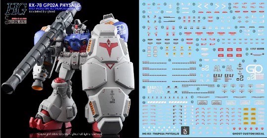 [Yan] HG RX78 GP02 Physalis Gundam (G Rework Ver.) Ghost Custom ...
