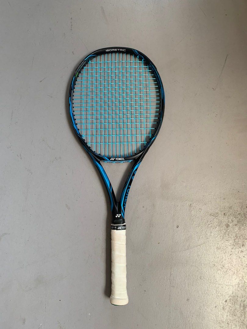 Yonex Ezone DR 98 blue tennis racket, Sports Equipment, Sports & Games ...