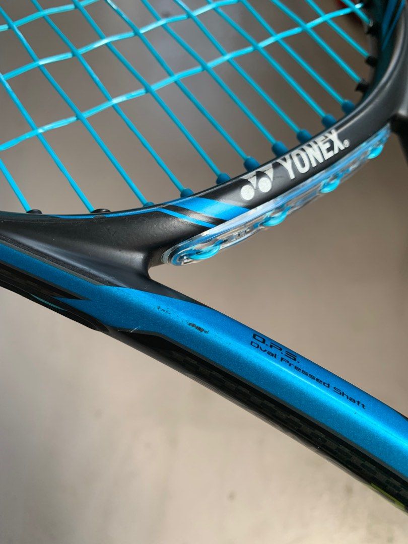 Yonex Ezone DR 98 blue tennis racket, Sports Equipment, Sports & Games ...