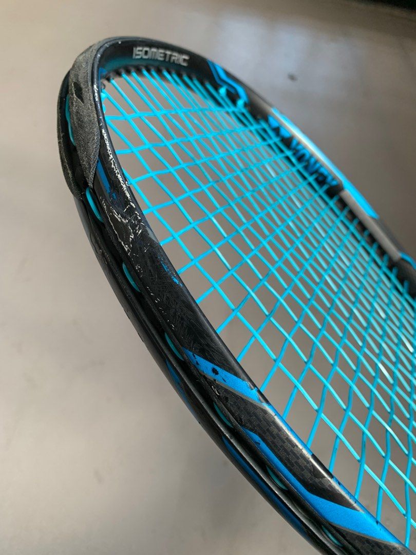 Yonex Ezone DR 98 blue tennis racket, Sports Equipment, Sports & Games ...