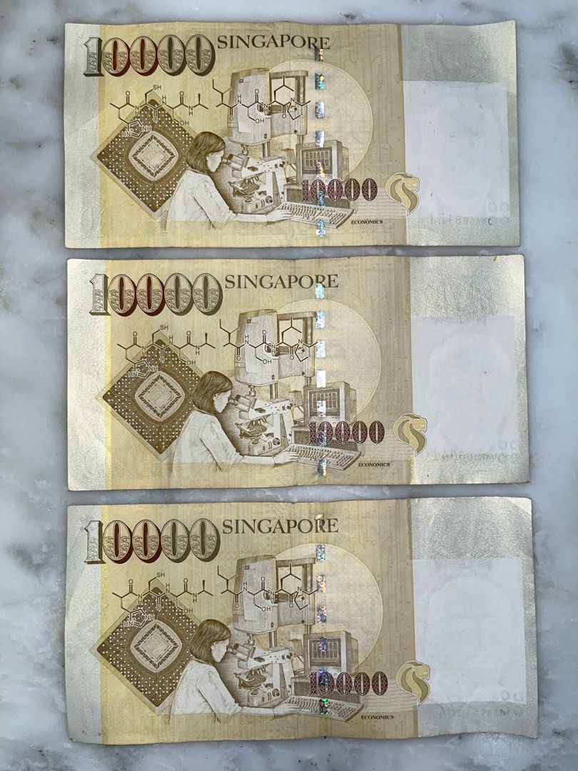 10K Singapore Notes SGD 10000, Hobbies & Toys, Memorabilia ...