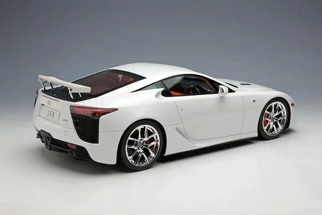 1/18 Make Up Lexus LFA (come with display case) - White, Blue, Yellow ...