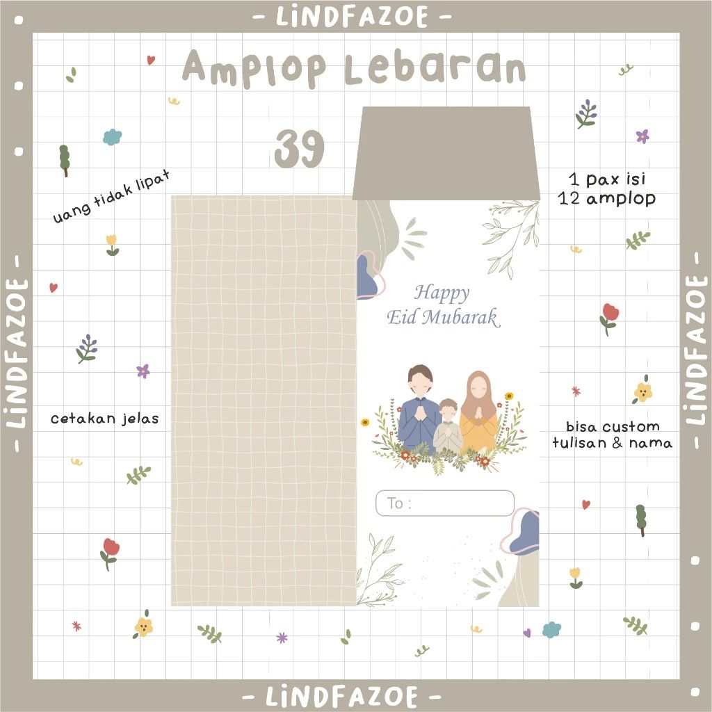 1set 12 pcs /Sampul duit raya customize /Sampul raya / sampul hari raya ...