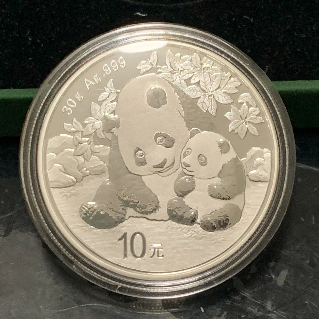 2024 China Silver Panda Coin in Original Bank Box, Hobbies & Toys ...
