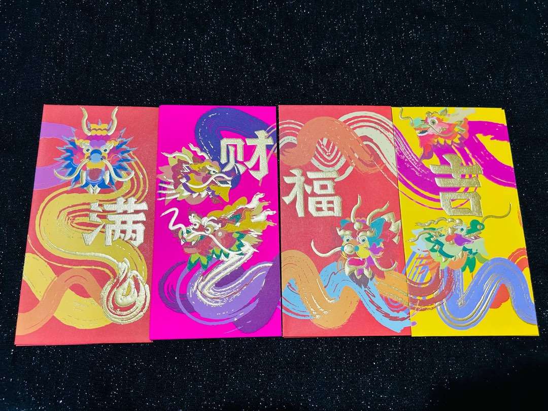 2024 OCBC bank red packets / Angbao (postage included), Hobbies & Toys ...
