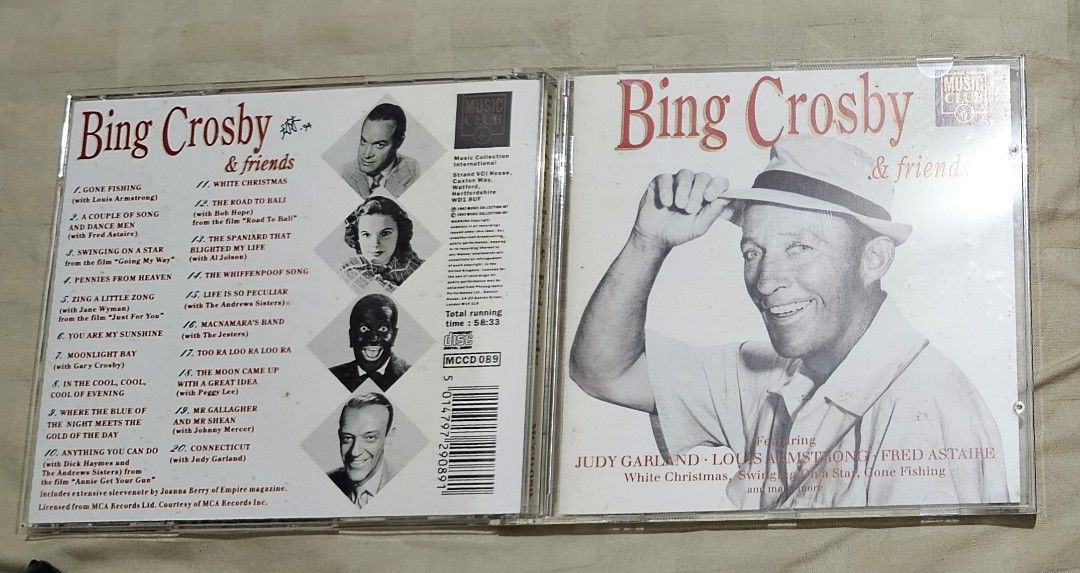 3-CD box set featuring Crooners, Louis Armstrong, Bing Crosby and Perry ...