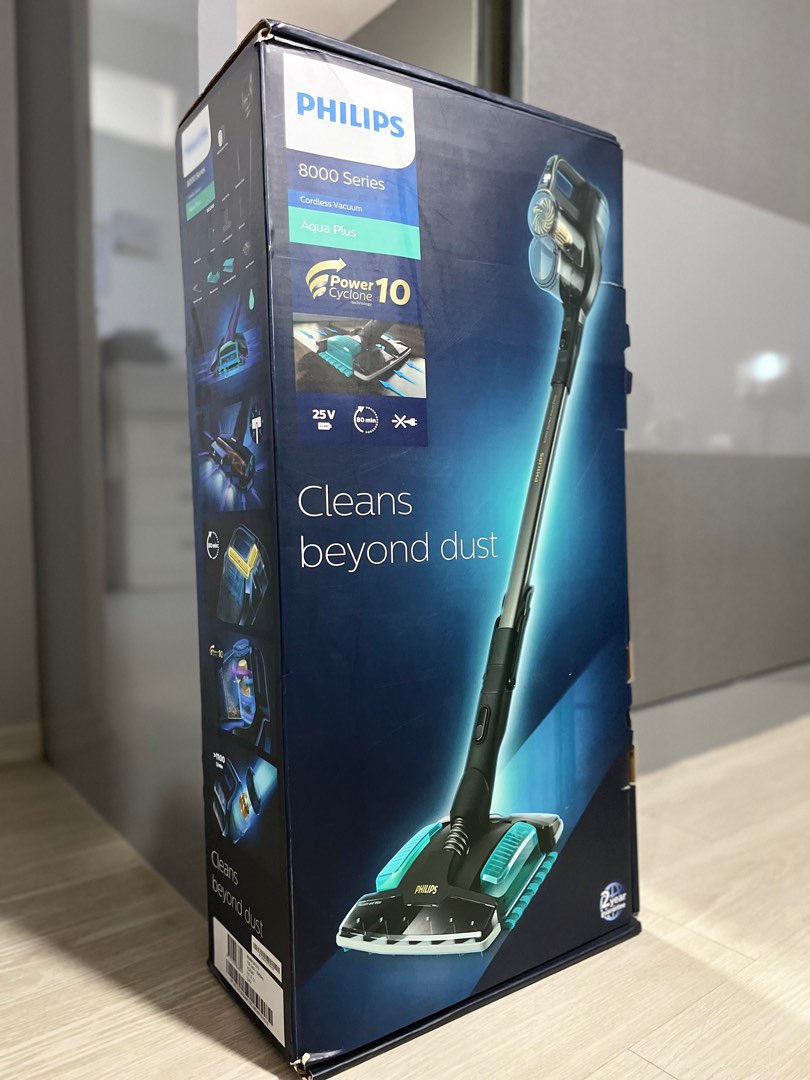 8000 Series Cordless Vacuum Aqua Plus, TV & Home Appliances, Vacuum ...