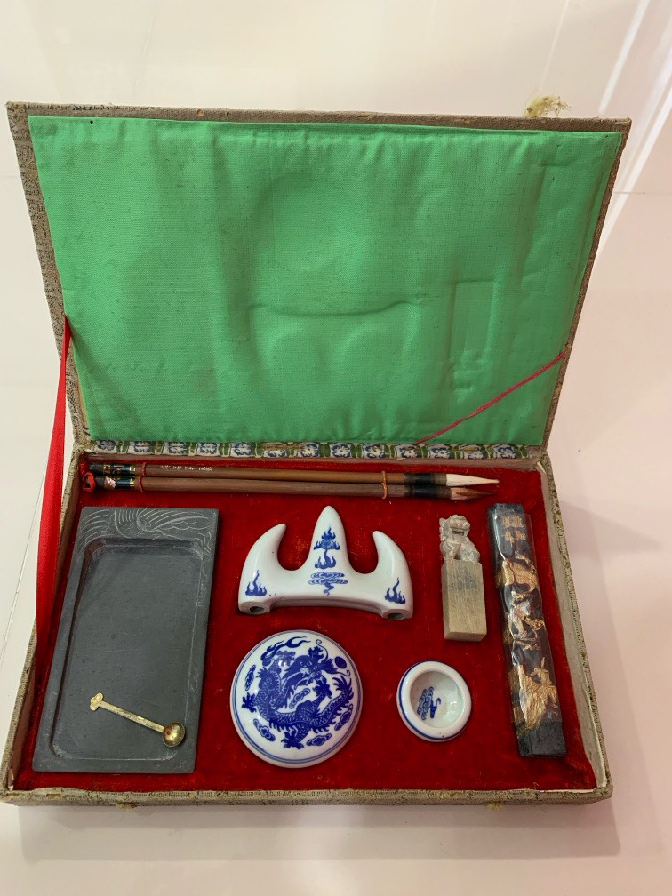 文房四宝 Chinese calligraphy set, Hobbies & Toys, Stationery & Craft, Art ...