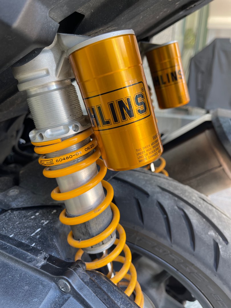 ADV 160 Ohlins Suspension, Motorcycles, Motorcycle Accessories on Carousell