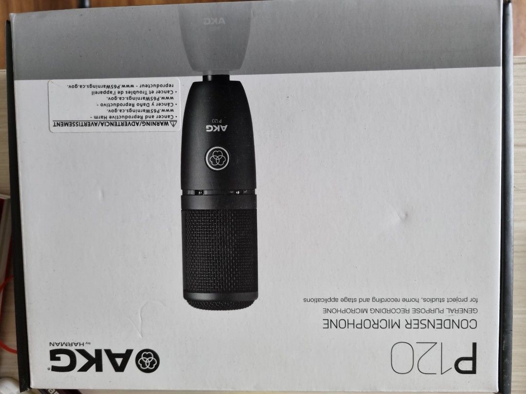 AKG compressed mic, Audio, Microphones on Carousell