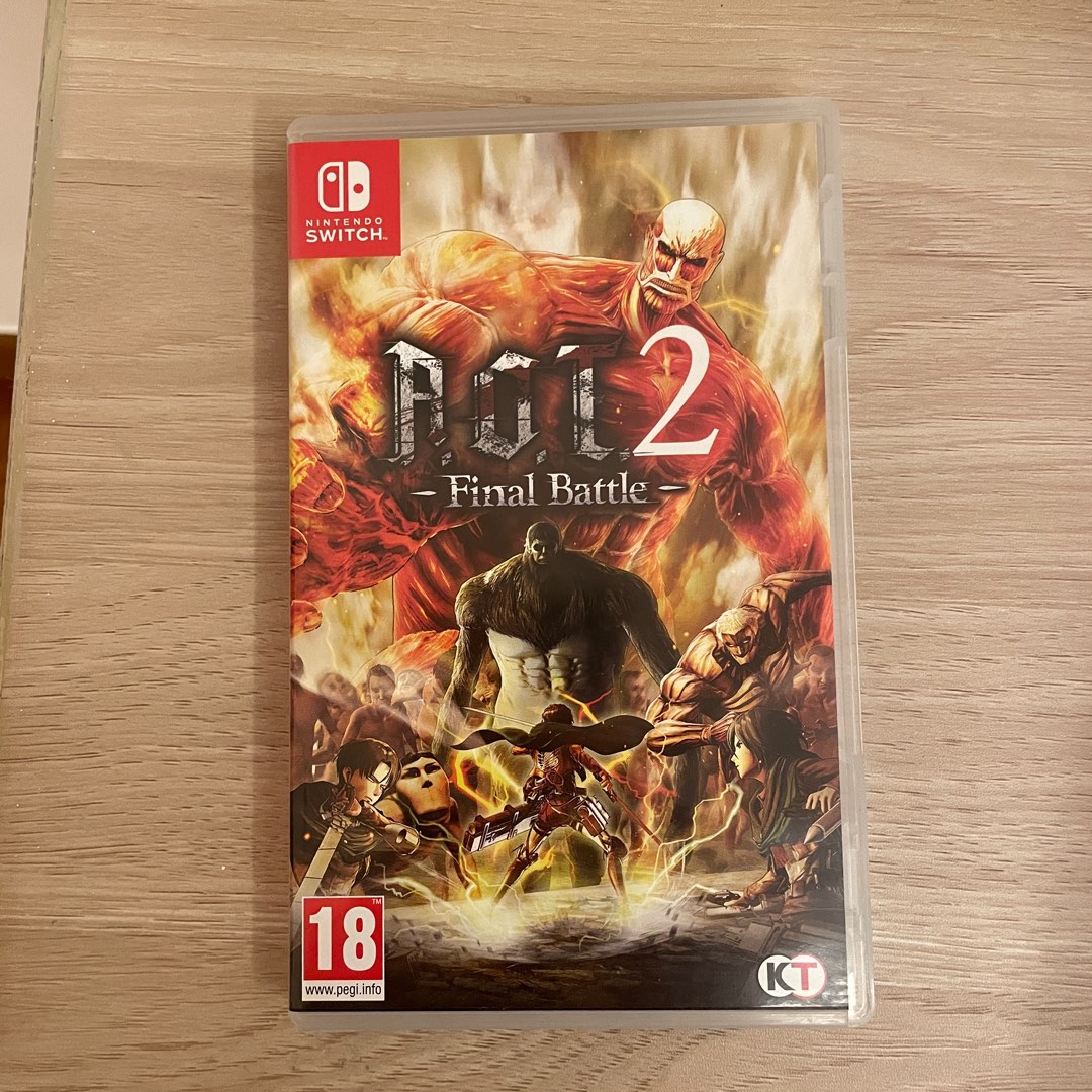 AOT 2 Final Battle Switch, Video Gaming, Video Games, Nintendo on Carousell