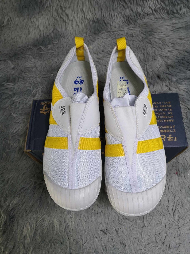 Ashimori White Yellow Slip On, Men's Fashion, Footwear, Casual Shoes on ...