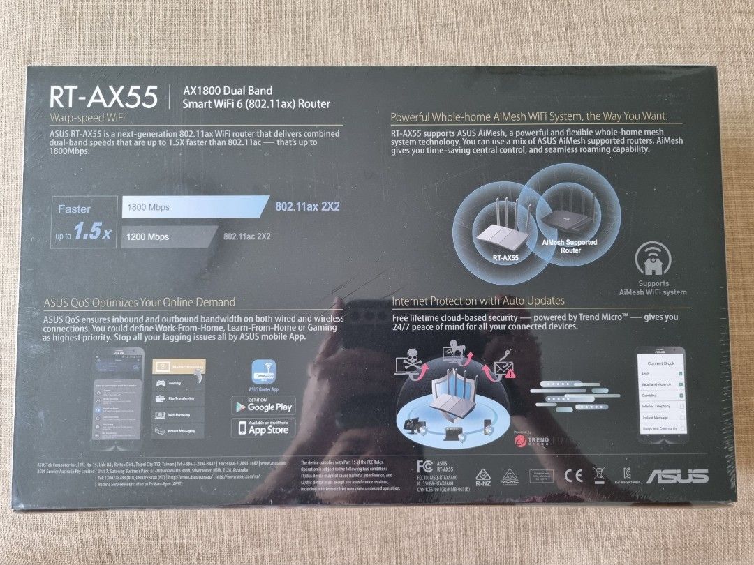 Asus RT-AX55 Router, Computers & Tech, Parts & Accessories, Networking ...