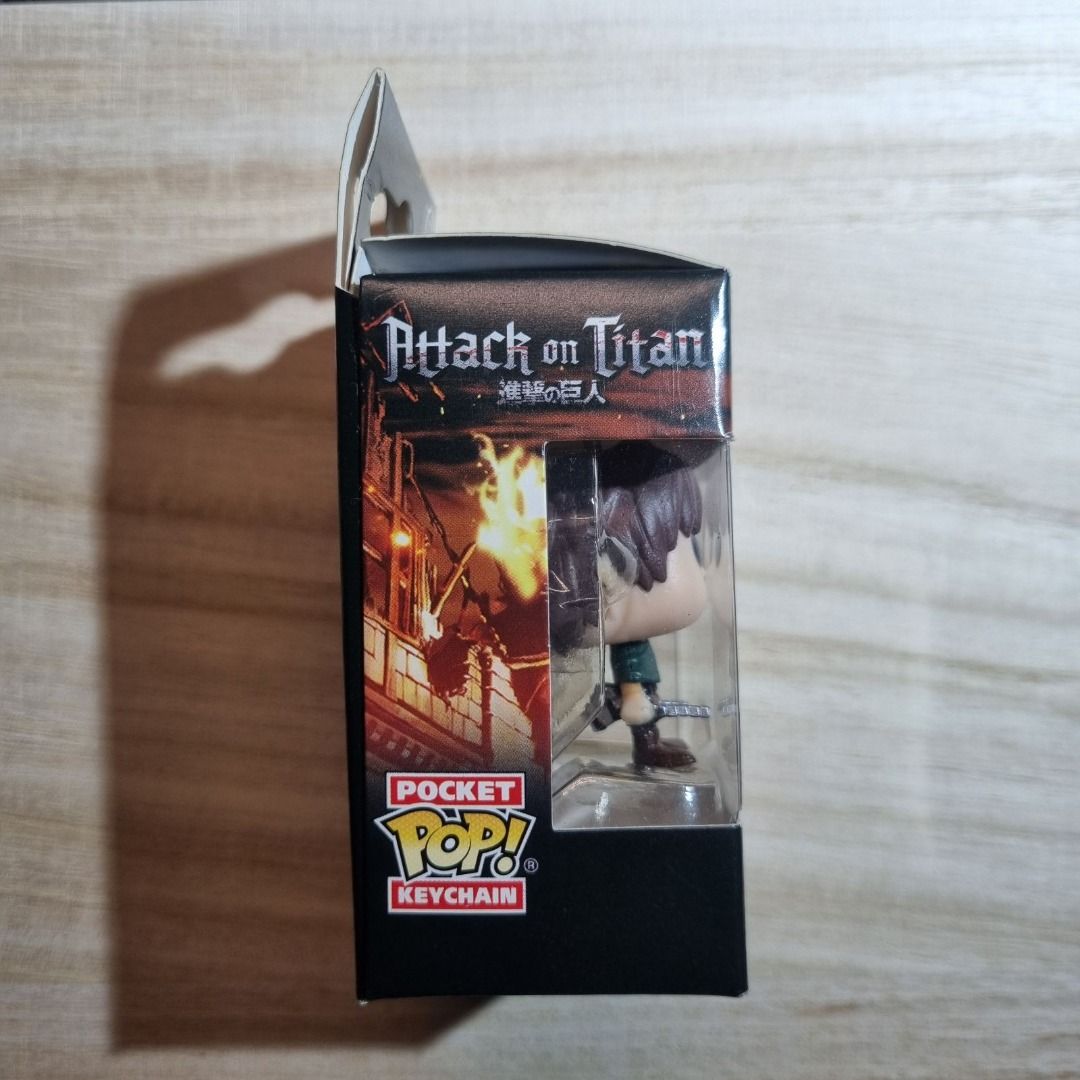 Attack on Titan Eren Jaeger Funko Keychain, Hobbies & Toys, Toys ...