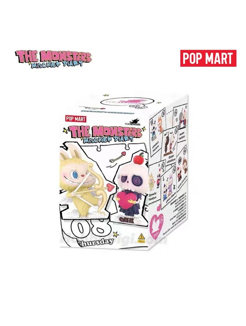 Authentic Labubu The Monsters Mischief Diary Blind Box, Hobbies & Toys ...