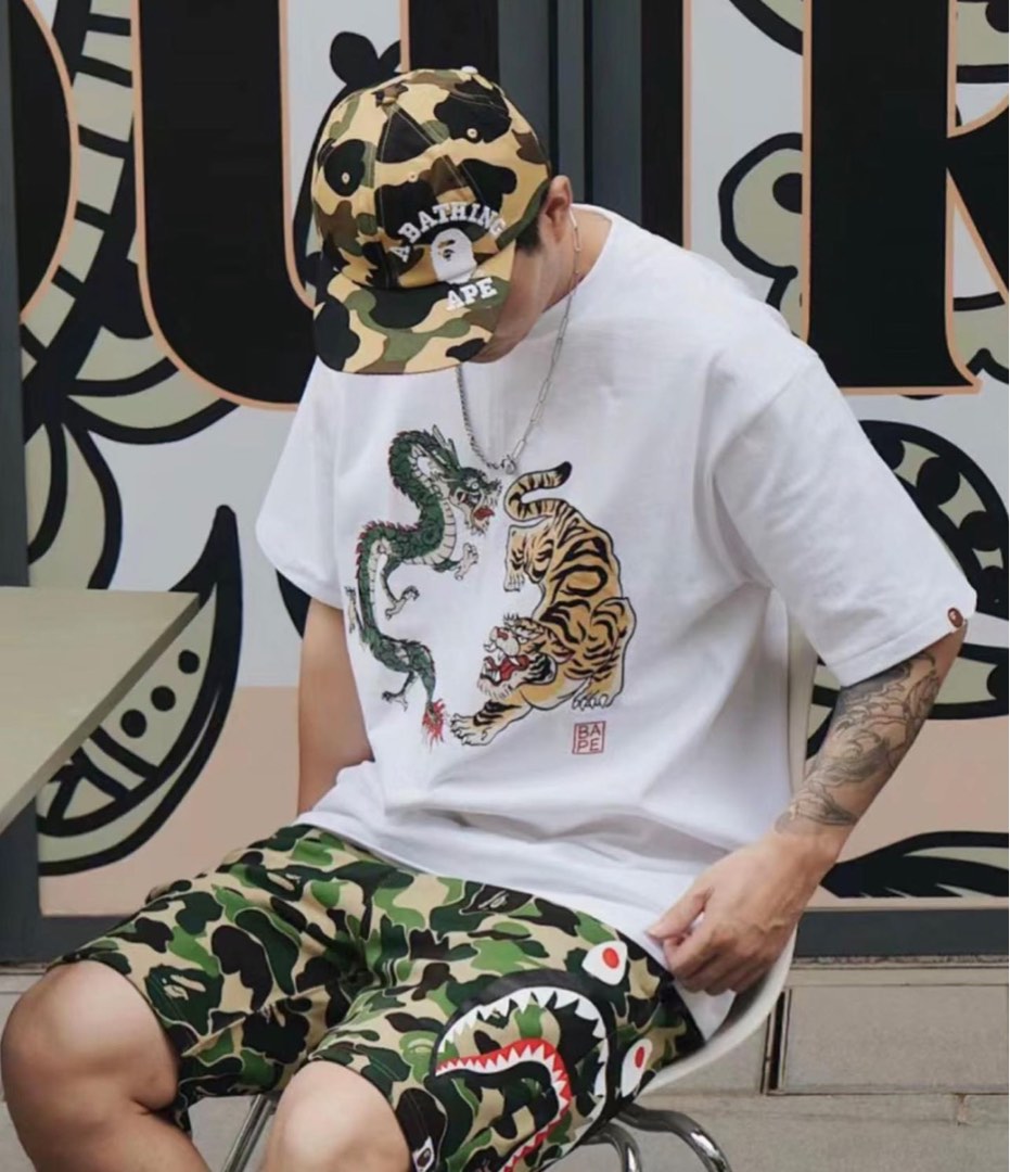 Bape Tiger and Dragon Culture Tees, Men's Fashion, Tops & Sets, Tshirts ...