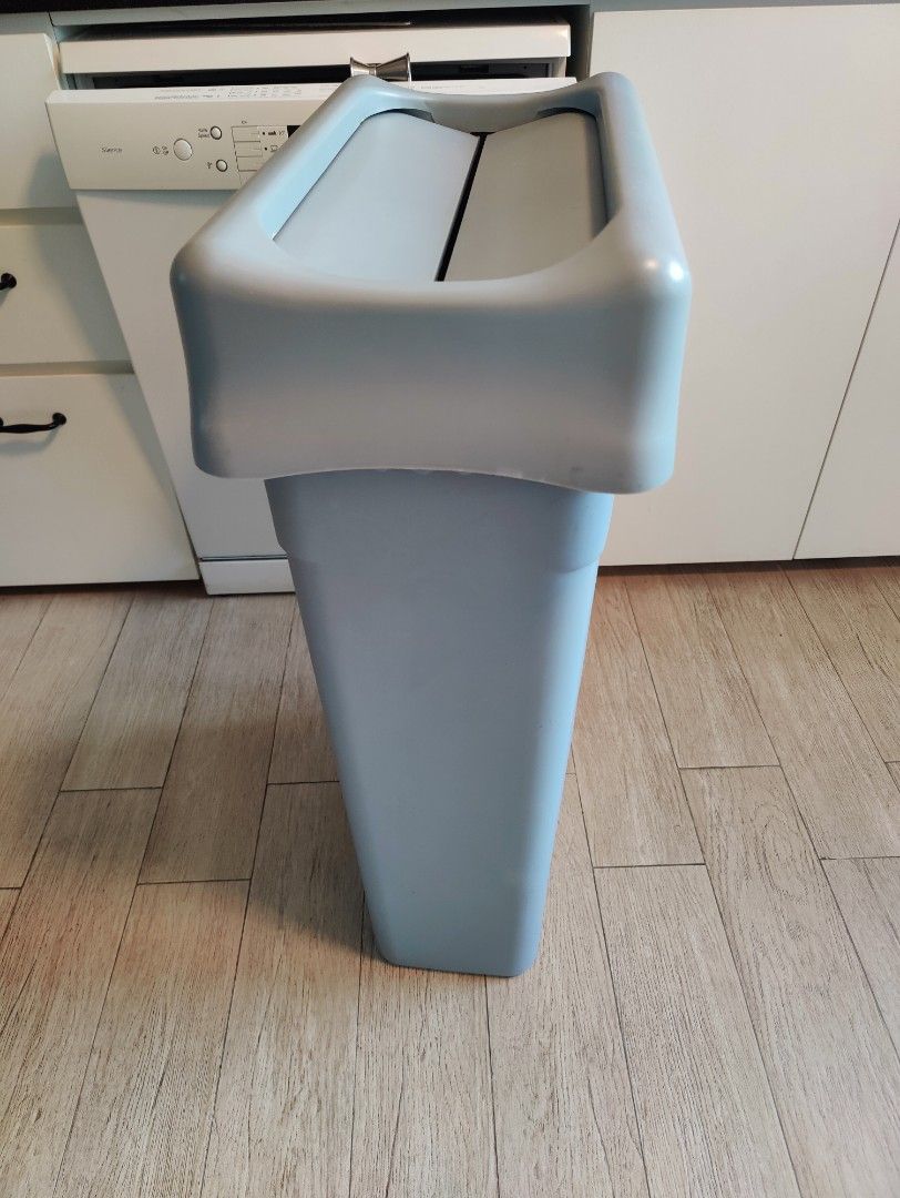 Big waste bin - hard plastic, Furniture & Home Living, Cleaning ...