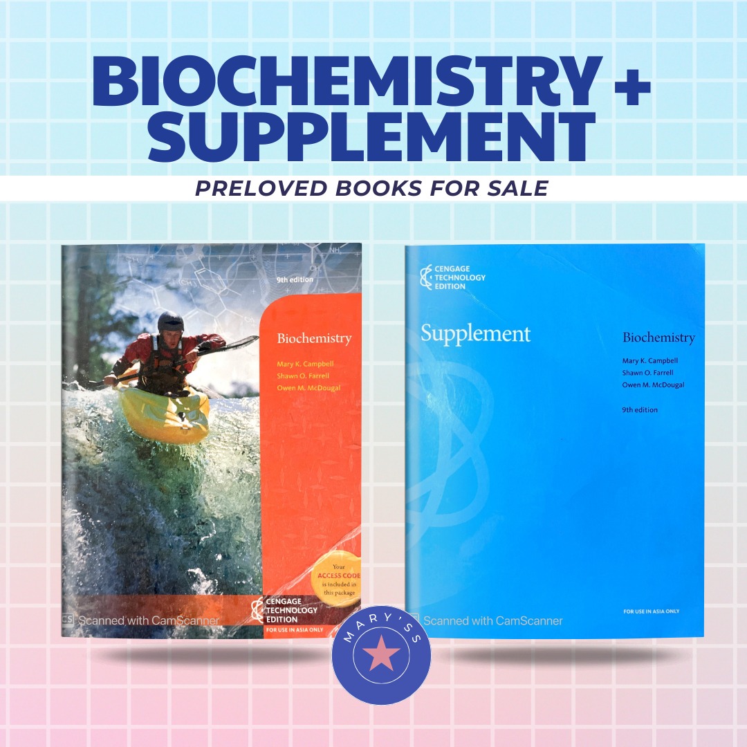 Biochemistry, 9th ed. + Supplement, Colored, Hobbies & Toys, Books ...